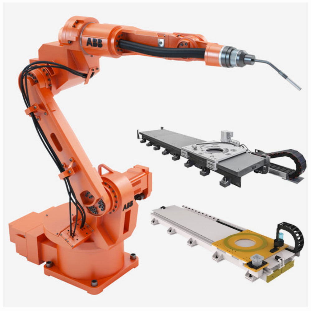 आर्क वेल्डिंग के लिए CNGBS रोबोट ट्रैक के साथ ABB IRB1520ID वेल्डिंग ...